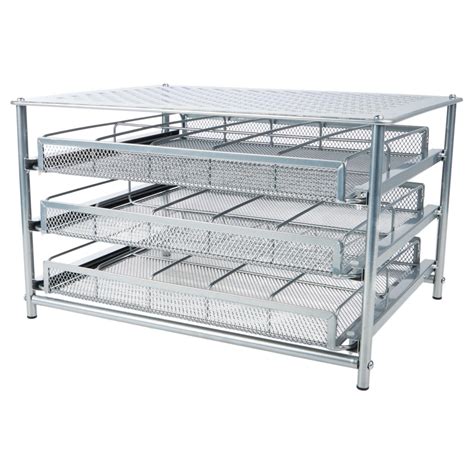 Improvements Steel Spice Jar Rack With 3 Drawers Hsn