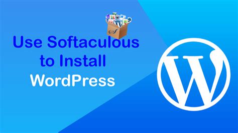 web hostech use softaculous to install wordpress