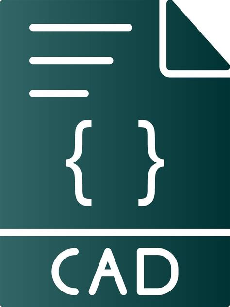 Cad Glyph Gradient Icon 43538692 Vector Art At Vecteezy