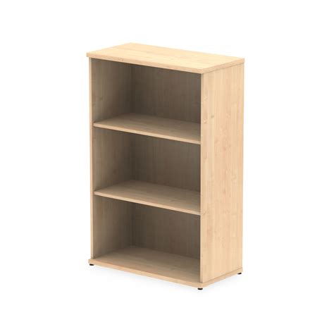 Uk Office Classroom Teacher Bookcase Storage Unit Maple 1200mm