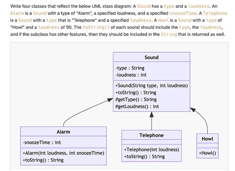 Solved Write Four Classes That Reflect The Below Uml Class