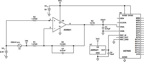 Analog To Digital Circuit Schematic Circuit Diagram