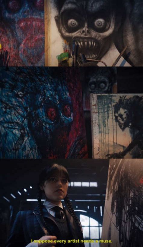 Hyde Wednesday Monster Drawings