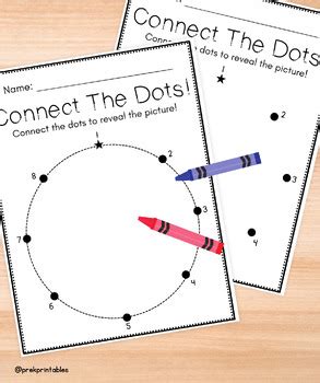 Connect The Dots Shapes By Claire Small Pre K Printables Tpt