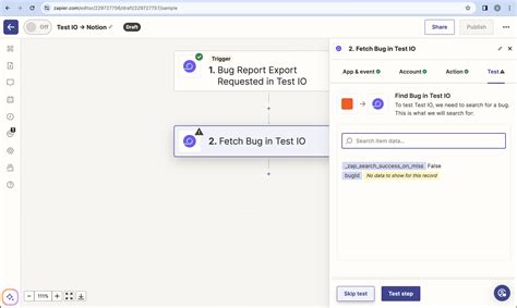 Use Case 1 Export Test Io Bug To Notion Docs