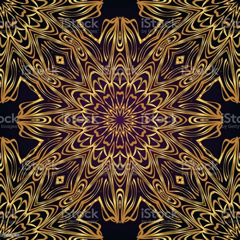 추상적인 기하학적 꽃 색상 완벽 한 레이스 패턴입니다 초대 카드에 대 한 세련 된 패션 디자인 배경입니다 일러스트 레이 션 0