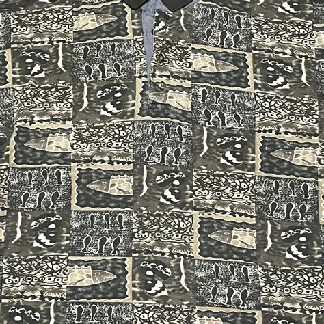 Rare Bugle Boy Real Tree Like Pattern Ringer Large Depop