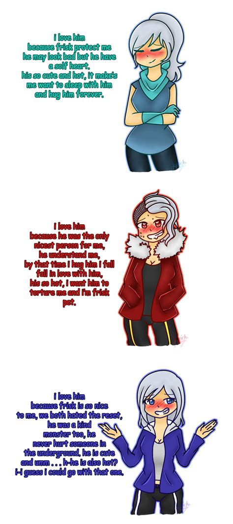 I Love Frisk Sans X Frisk By Jjaydazo On Deviantart