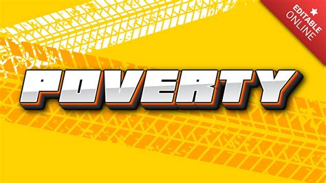 Poverty Text Effect Generator