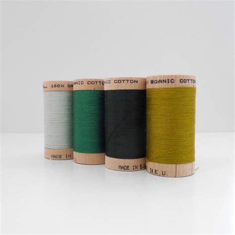 Scanfil Organic Cotton Sewing Thread Grass A Kind Cloth