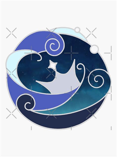 Genshin Impact Eula Constellation Aphros Delos Sticker For Sale By Marti Arty Shop Redbubble