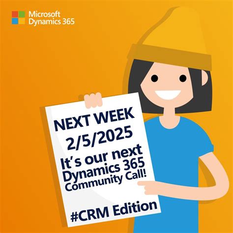 Crm Communitycall Dynamics365community Dynamics365 Msdyn365
