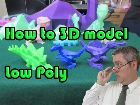 How To D Model Low Poly In Blender Video D Printing Professor
