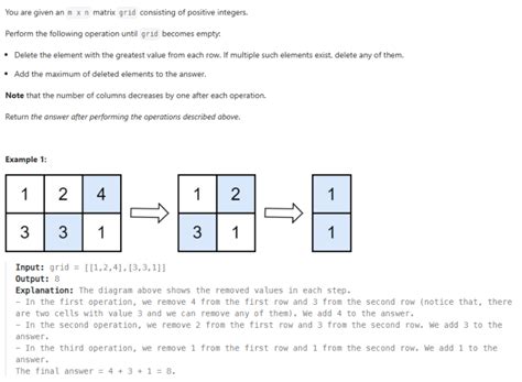 Javaleetcode 2500delete Greatest Value In Each Row 네이버 블로그