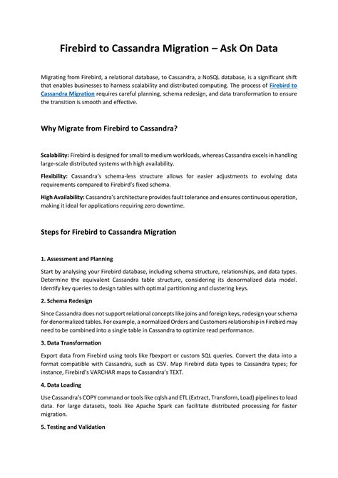 firebird to cassandra migration ask on data 1 pdf