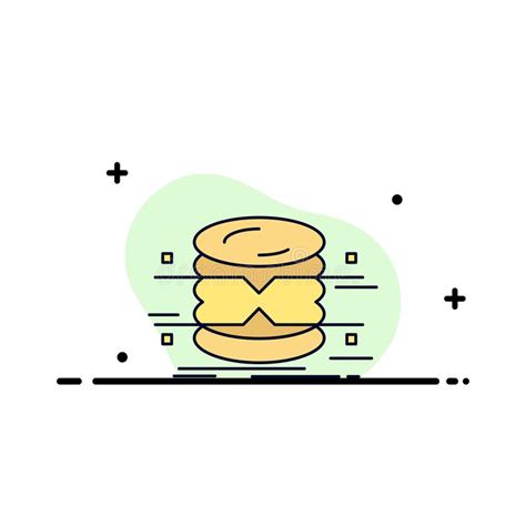Database Data Architecture Infographics Monitoring Flat Color Icon