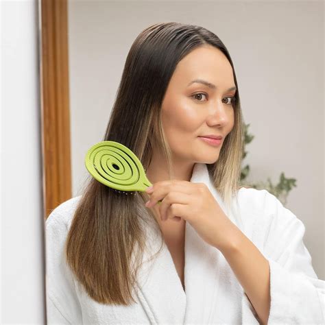 Ninabella Βιολογική Επαγγελματική Σπιράλ Βούρτσα Μαλλιών από