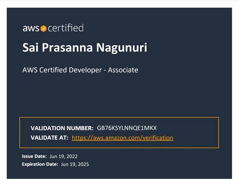 Sai Prasanna Nagunuri On Linkedin Klu Awscloud Awscertified