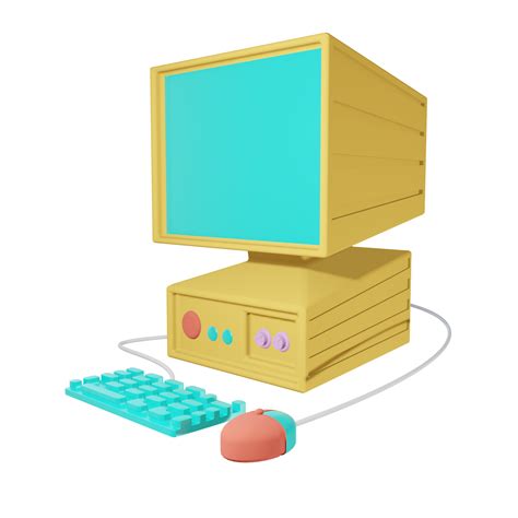 Computer Classic 3d 15320379 Png