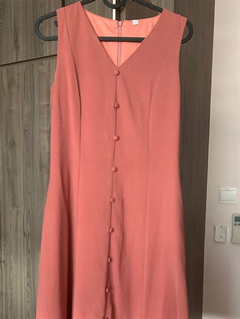Rust Coloured Dress Women S Fashion Dresses Sets Dresses On Carousell