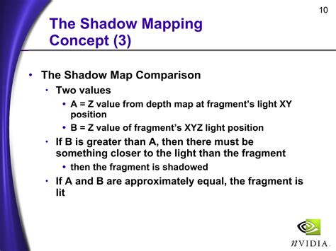Shadow Mapping With Todays Opengl Hardware Ppt