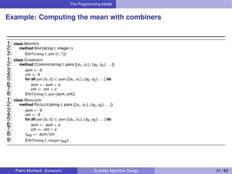 Scalable Algorithm Design With Mapreduce Ppt