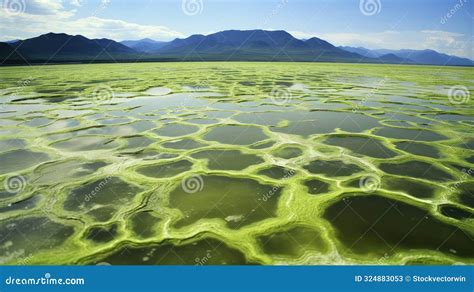 Water Algae Bloom Royalty Free Illustration 324883053