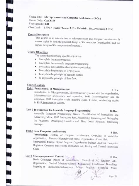 microprocessor and computer architecture pdf