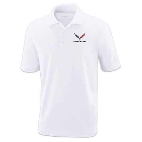 Mens C7 Corvette Core365 Polo Shirt Corvette Store Online