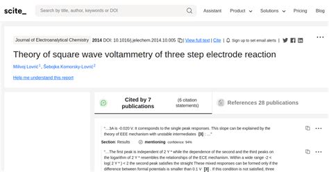 Theory Of Square Wave Voltammetry Of Three Step Electrode Reaction