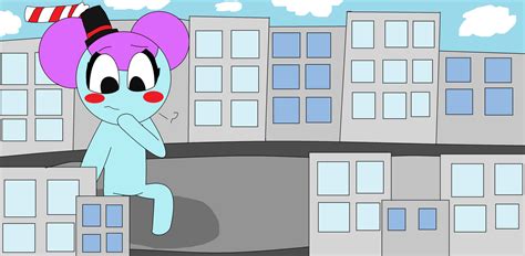 Pibby Toy Freddy Cuphead Giantess In City By Mobilthebunnybatcat On