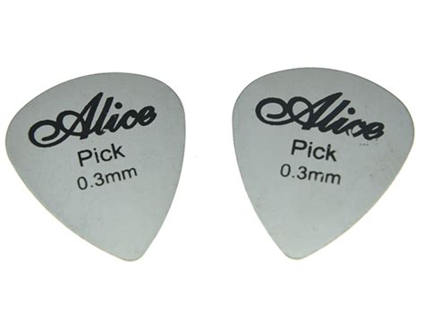 30pcs Alice Metal Guitar Pick Picks Stainless Stee Grandado