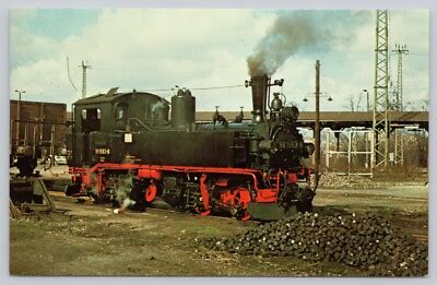 Postcard Railroad East German 0 44 0 Mallet Dr991563 C1975 Ebay