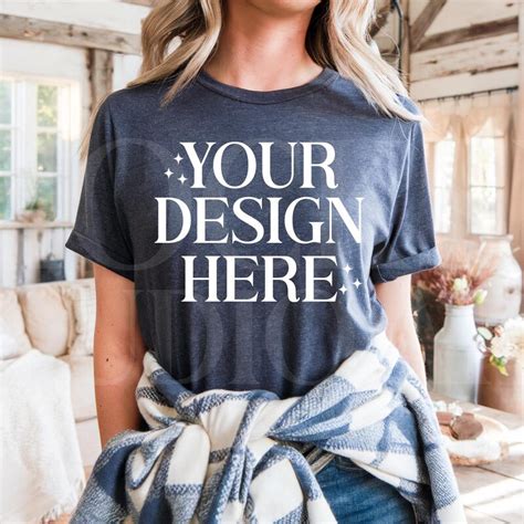 Heather Navy Blue Etsy