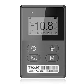 Frigga T G G Temperature Humidity Monitor Real Time Reusable Temperature Data Logger