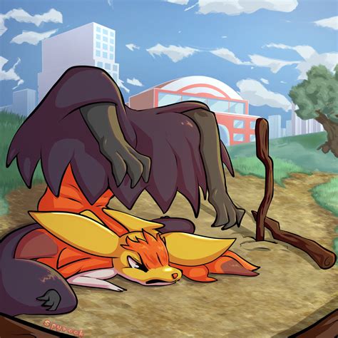 Delphox And Mega Delphox Pokemon And 1 More Drawn By Spyrook Danbooru