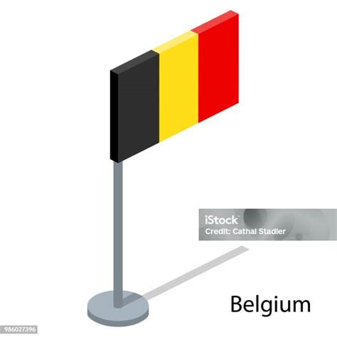 국가 수집의 아이소메트릭 3d 벡터 일러스트 레이 션 플래그입니다 벨기에의 국기 등측투영법에 대한 스톡 벡터 아트 및 기타 이미지 등측투영법 브뤼셀 수도 지역 0명