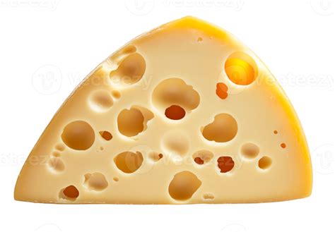 Single Chunk Of Swiss Cheese 55065695 Png