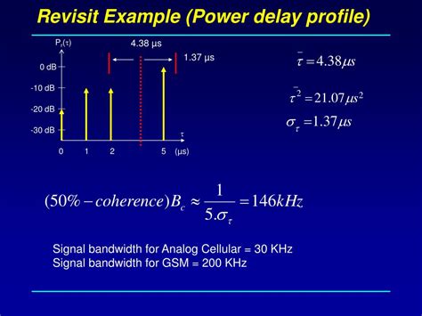 Ppt Basics Of Small Scale Fading Towards Choice Of Phy Powerpoint
