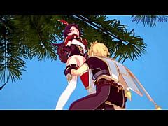 Amber And Fischl Amy And Aether Intense Sex Genshin Impact Hentai Xxx Mobile Porno Videos