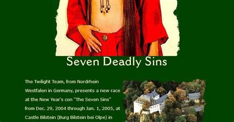 Seven Deadly Sins Wraeththu The Awakening Rpg Item Rpggeek