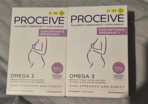 Proceive Conception And Pregnancy Omega 3 2 X 60 Capsules £2200