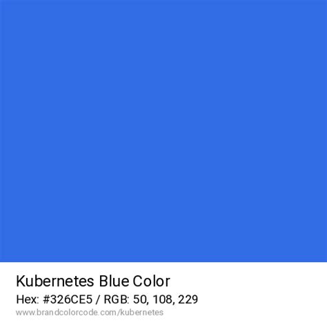 Kubernetes Brand Color Codes