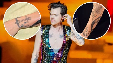 Harry Styles Tattoo Tour Photos And Meanings Of His Tattoos Life