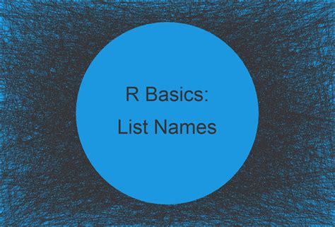 Extract Names Of List Elements In R Examples Return Object Name
