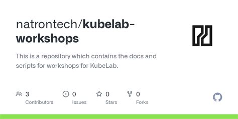 GitHub Natrontech Kubelab Workshops This Is A Repository Which Contains The Docs And Scripts
