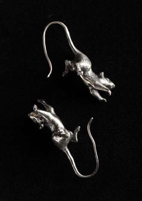 Серьги Крысы, Стерлинговое Серебро - Etsy | Funky jewelry, Dope jewelry ...