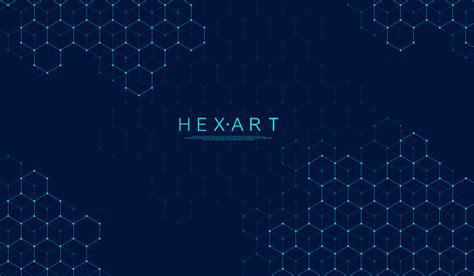 기술 추상적 인 선과 점은 육각형과 배경을 연결합니다 육각형 그리드 육각은 디지털 데이터와 빅 데이터 개념을 연결합니다 Hex 디지털 데이터 시각화 벡터 그림입니다 0명에