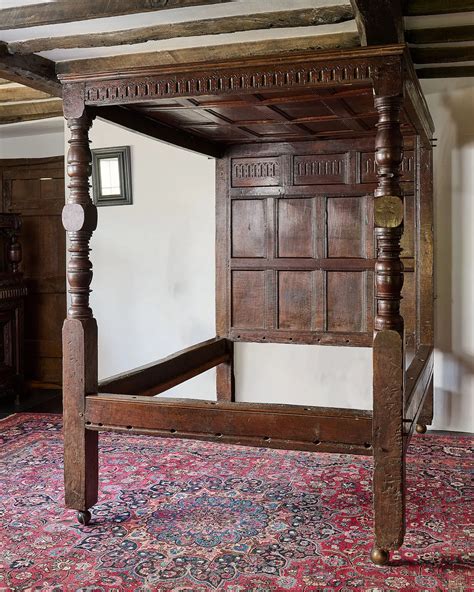 Charles I Joined Oak Tester Bedstead Artofit