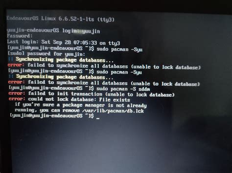 updated my system and now it gives me a black screen with a blinking